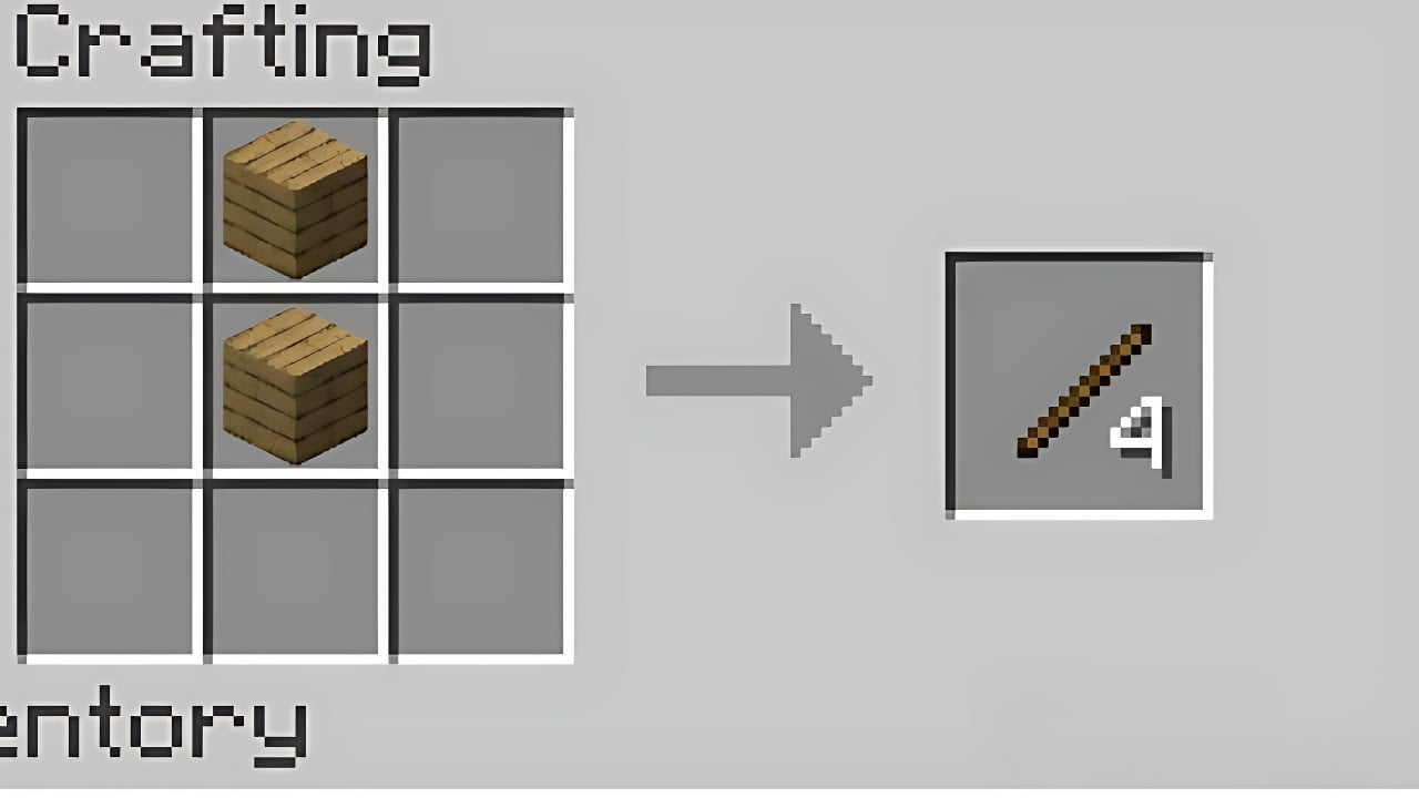 Minecraft: How to Make a Stick [Beginner's Guide]