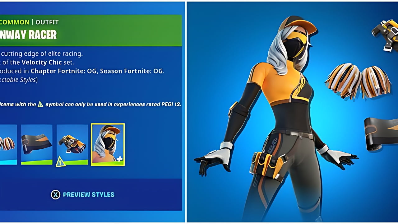 Fortnite OG: A Guide on Acquiring the Free Runway Racer Skin