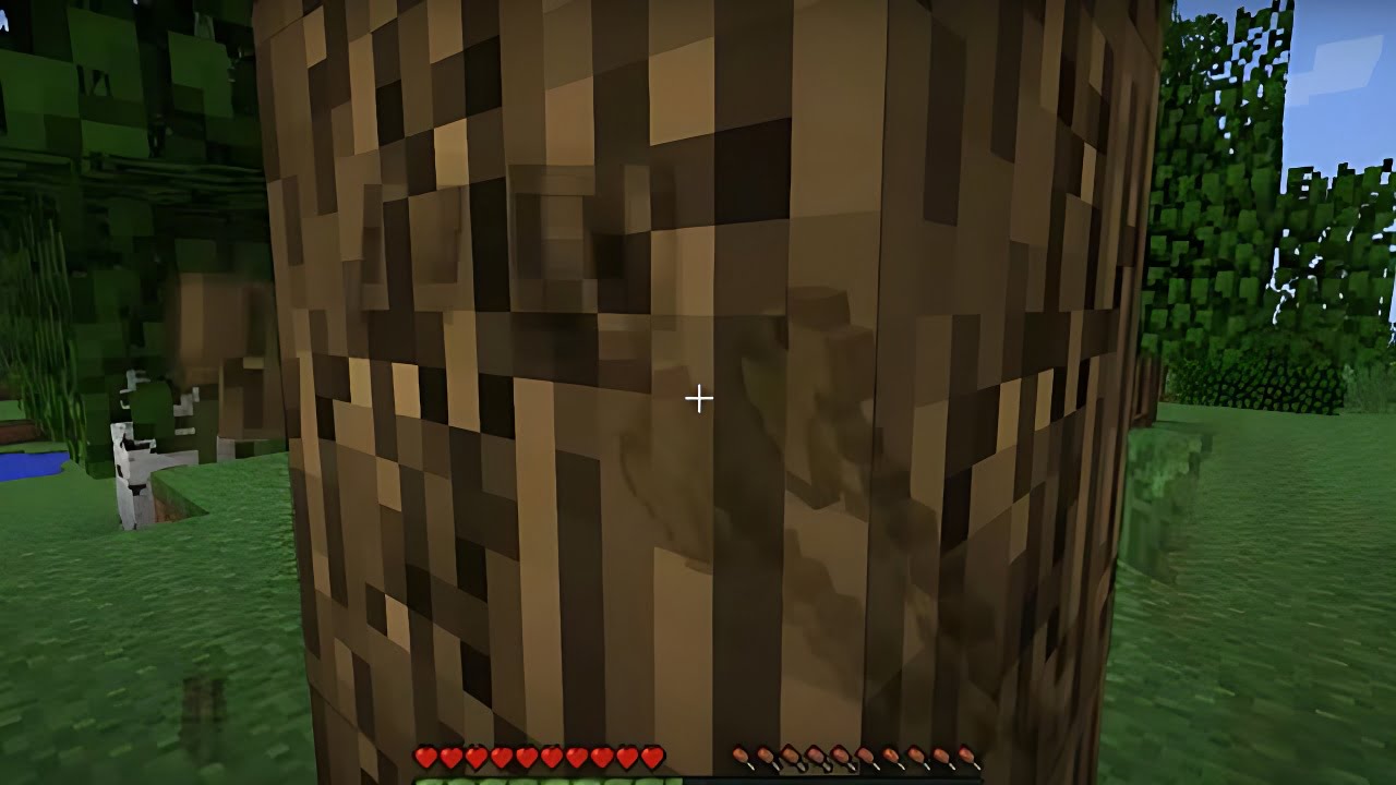 Minecraft: How to Cut Tree to Get Wood Without Any Weapon [Beginner's ...